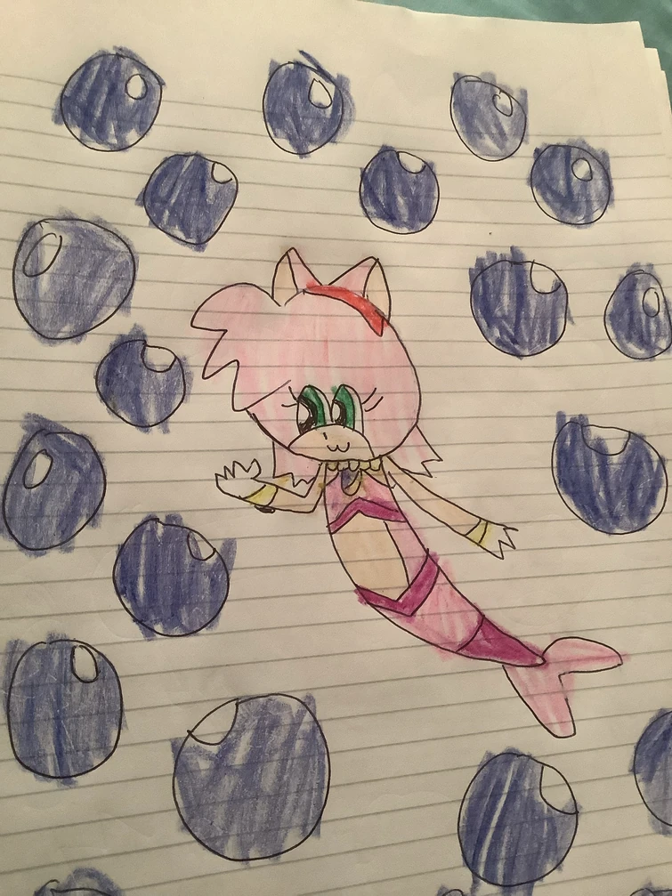 Mermaid Amy rose with bubbles | Fandom