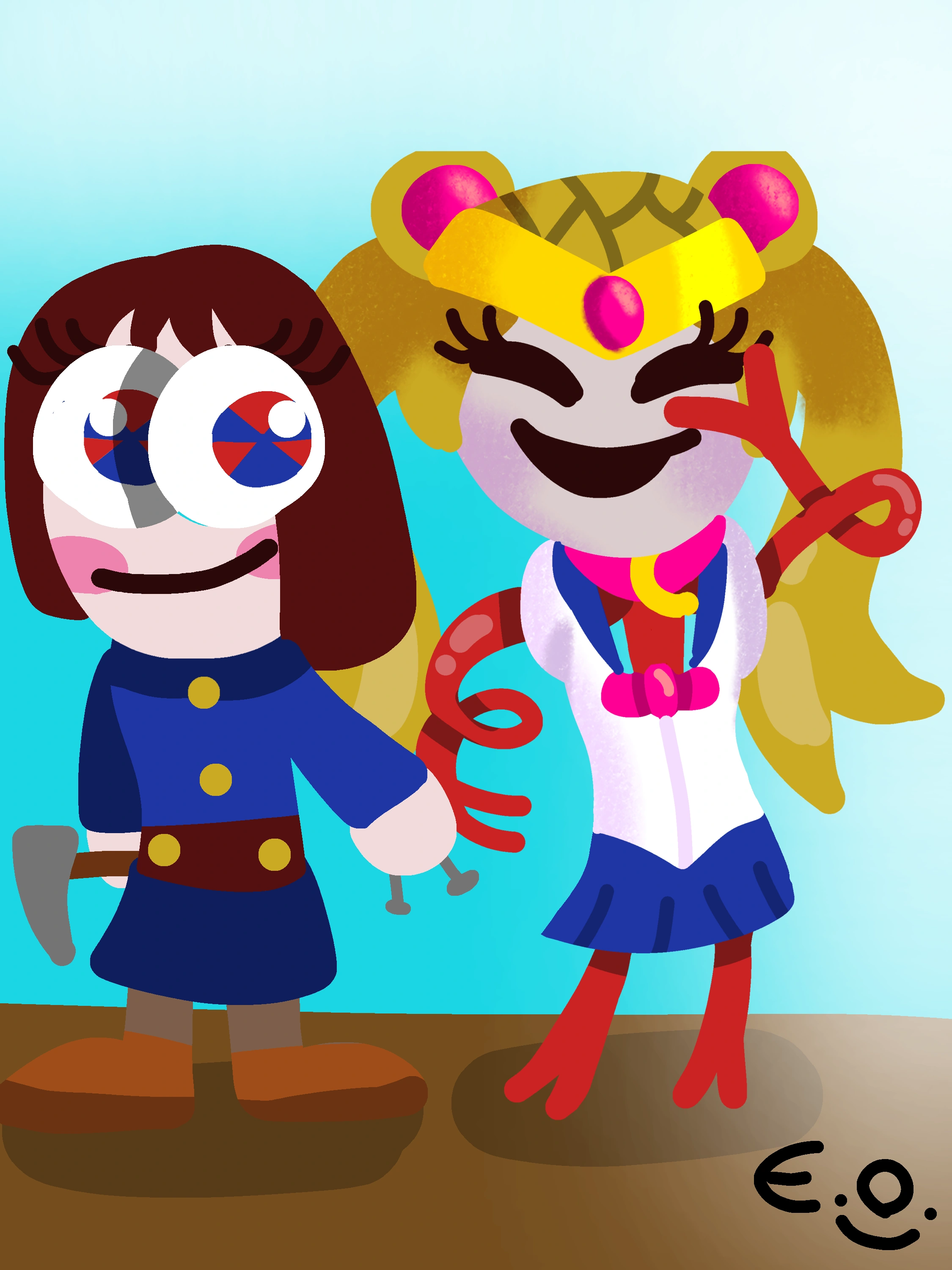 Pomni and Gangle love acting out anime! | Fandom