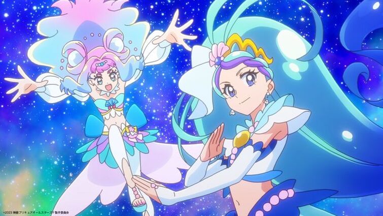 [Spoiler of All Stars F!!!] Two Mermaid Precures (Cure Mermaid and Cure ...