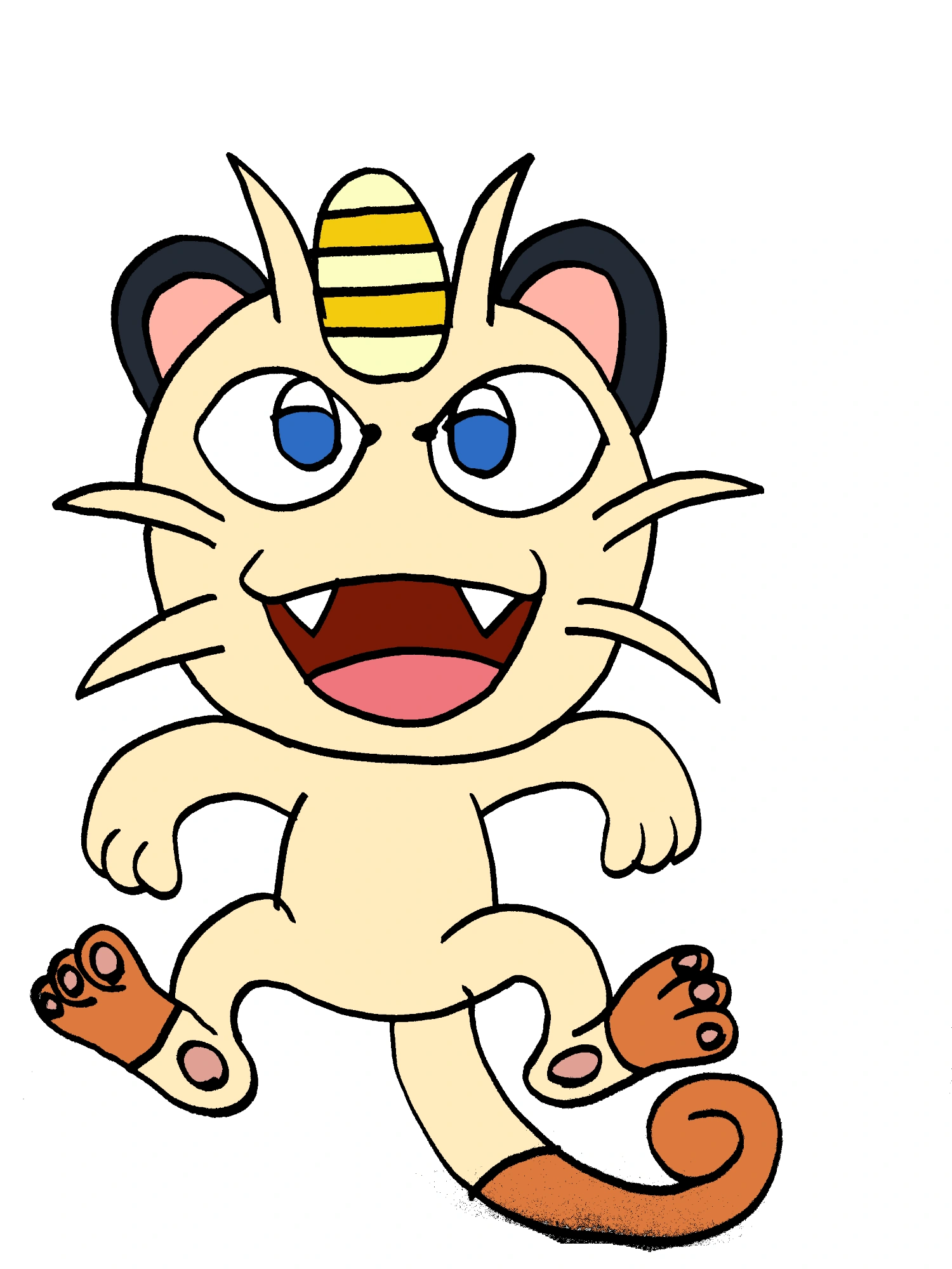 Our drawing of Meowth | Fandom