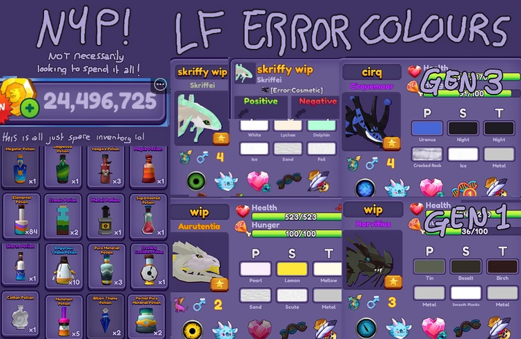 Buying error colour dragons! | Fandom