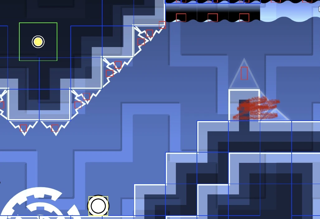 Gd knowledge test, if the highlighted block and 2 half-spikes are fake ...