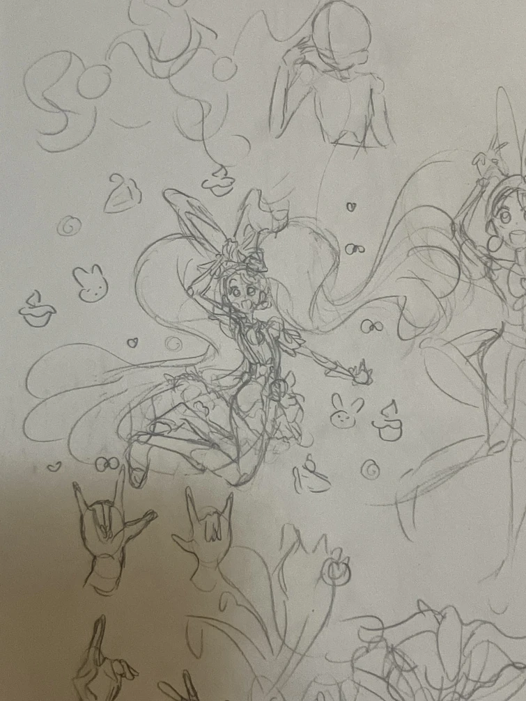 🍰 Cure Whip Doodle/Sketch 🐰 🩷 | Fandom