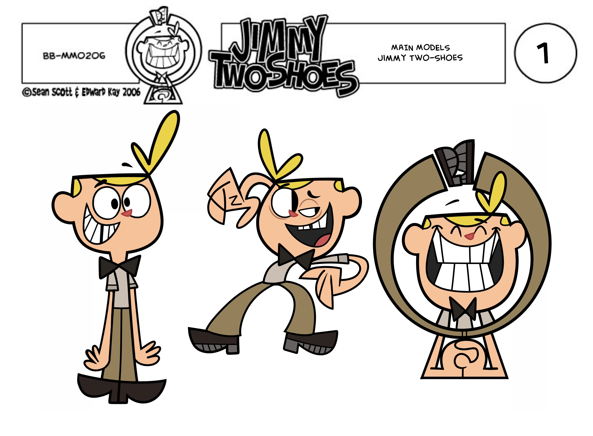 Reconstructed model sheets of concept Jimmy. | Fandom
