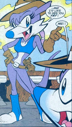 Insult this lazy, pointless, embarrassing excuse for a Sonic character ...