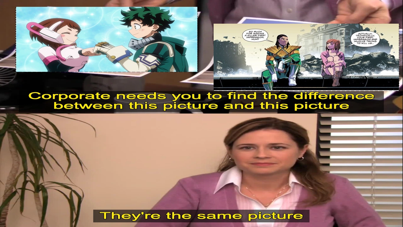 My Hero and PR fans, I'm here to show a realization/meme I made | Fandom