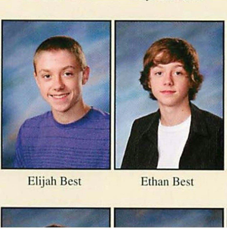 I never knew Elijah Best aka Sketch had a buzzcut as a child and Ethan ...