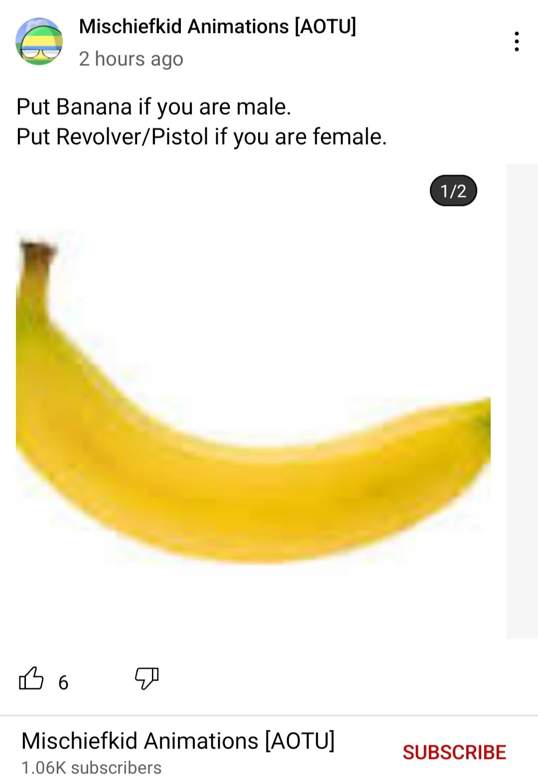 I predict over half of these people will pick Banana | Fandom