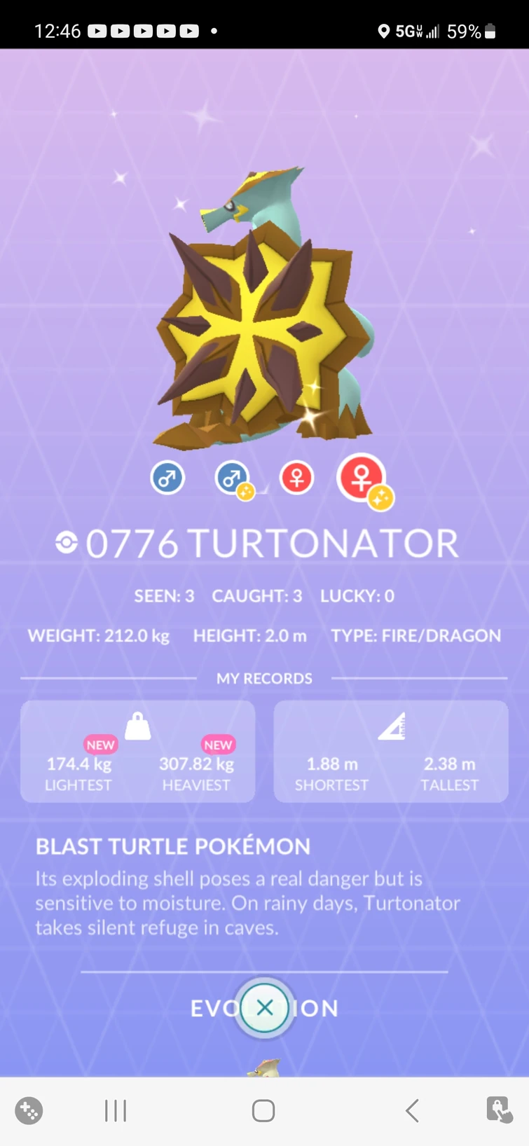 Shiny Turtonator at Cedar Point on the third encounter! | Fandom