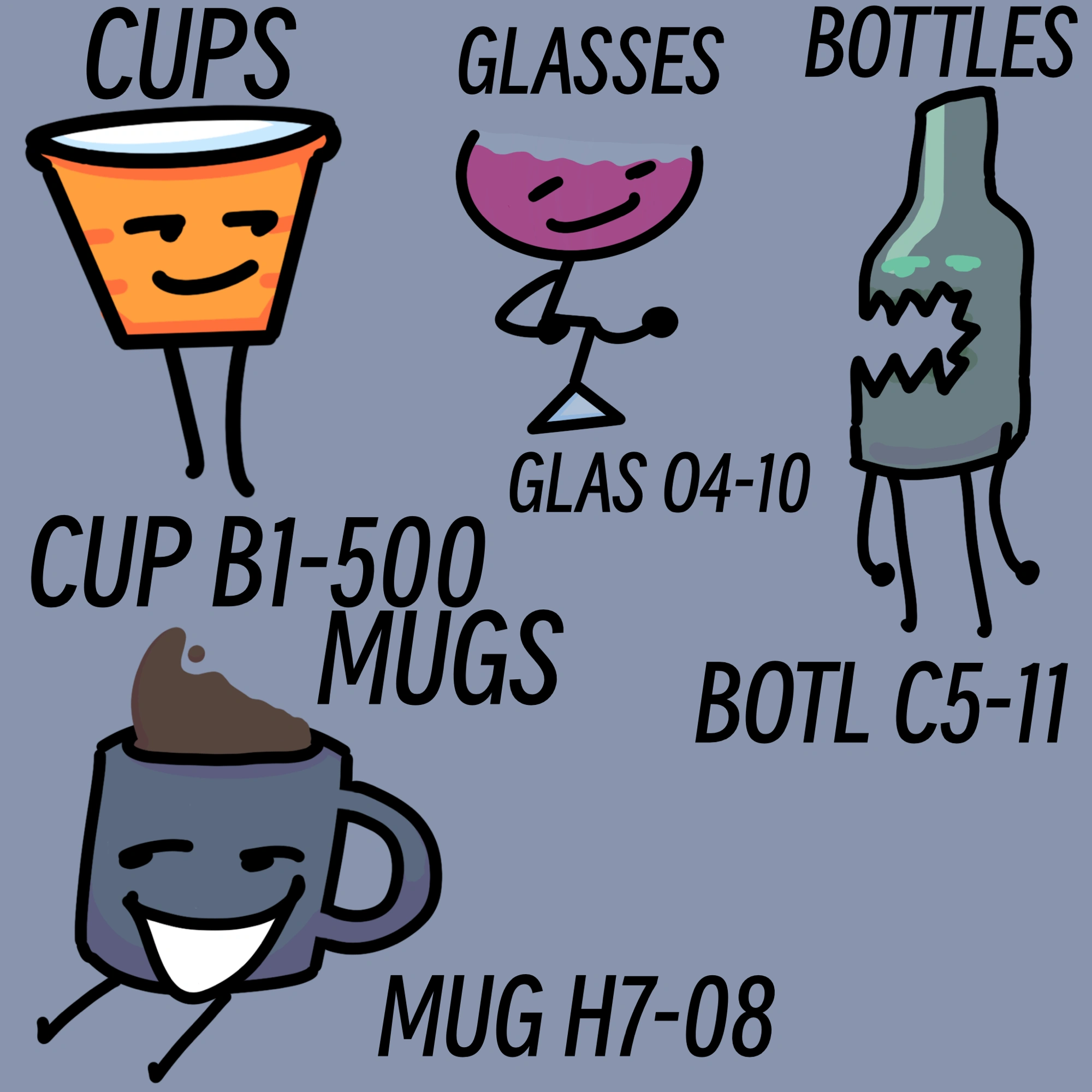 some DRINKABLES species categories | Fandom