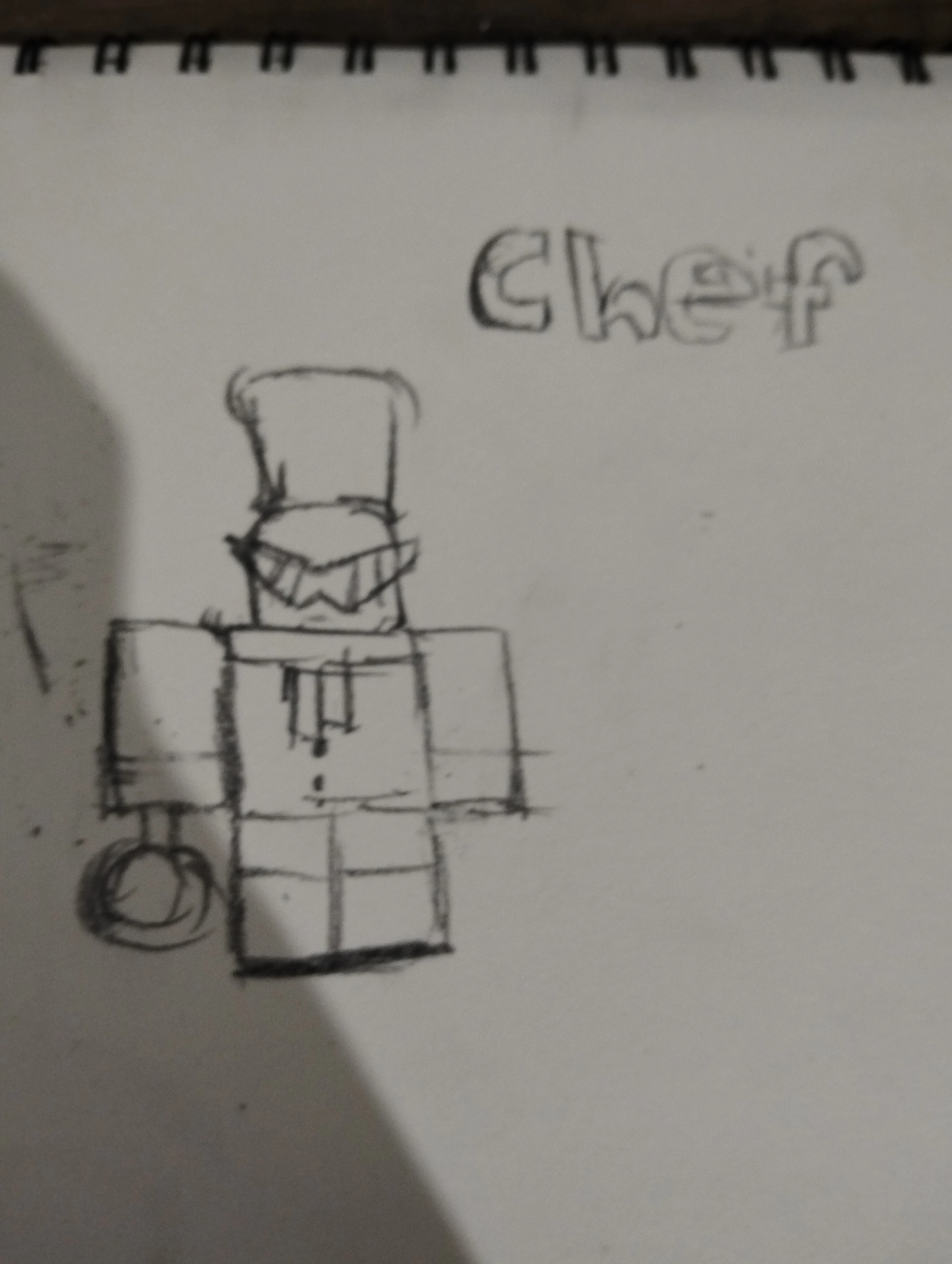 Shedletsky Chef Skin concept | Fandom
