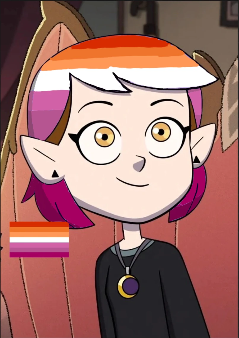 Edited Amity! (Lesbian flag hair) | Fandom