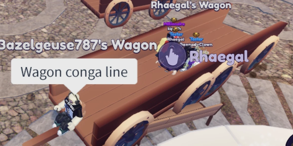 WAGON CONGA LINE | Fandom