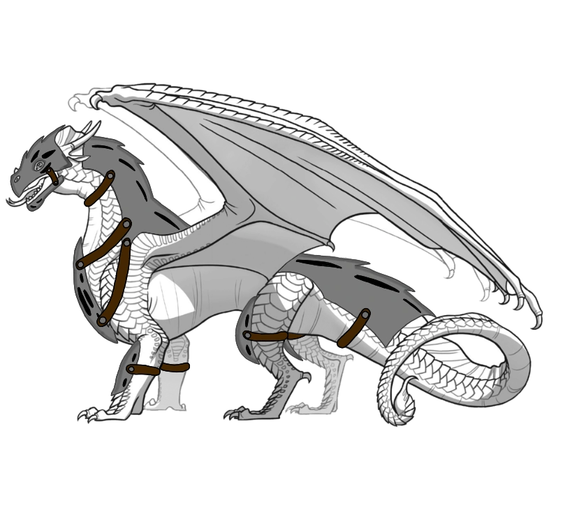 SandWing in armor base I made on Kleki | Fandom