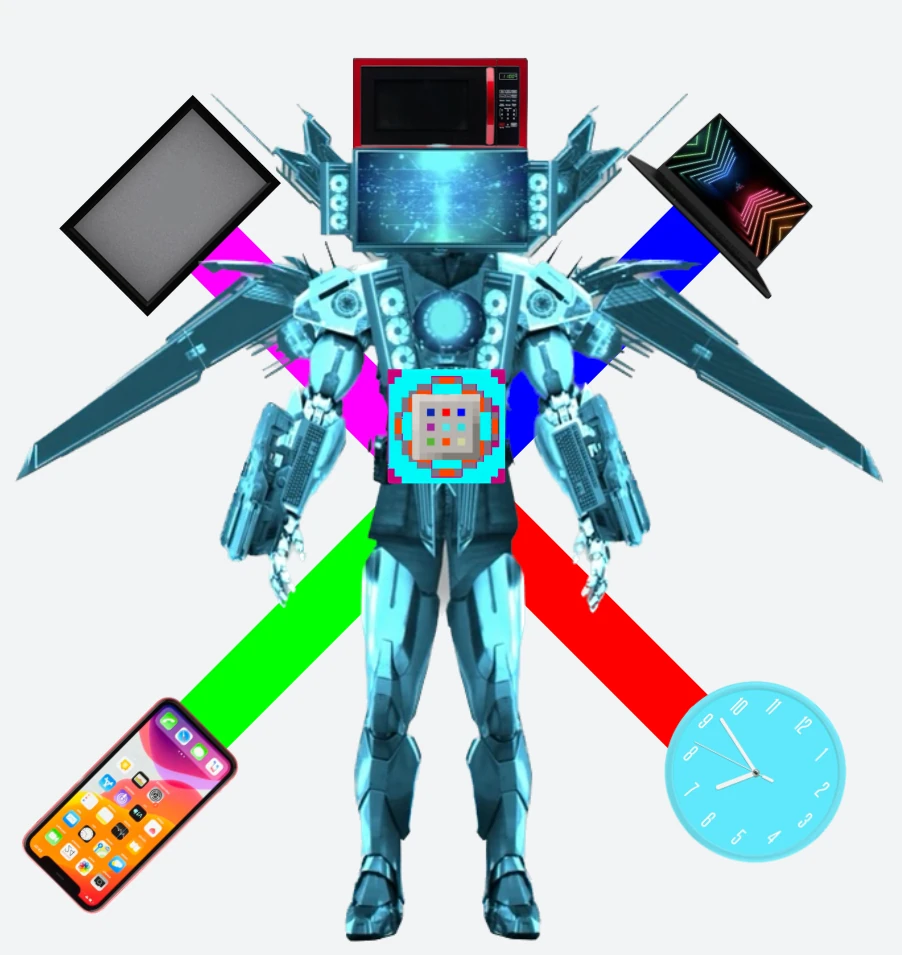 Titan TV Computer TV Clock Microwave Man | Fandom