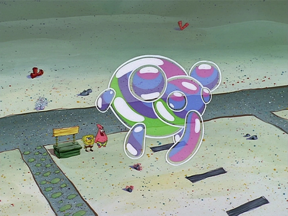 SpongeBob, Squidward, and Patrick eat Elephant Fruit from Super Mario ...