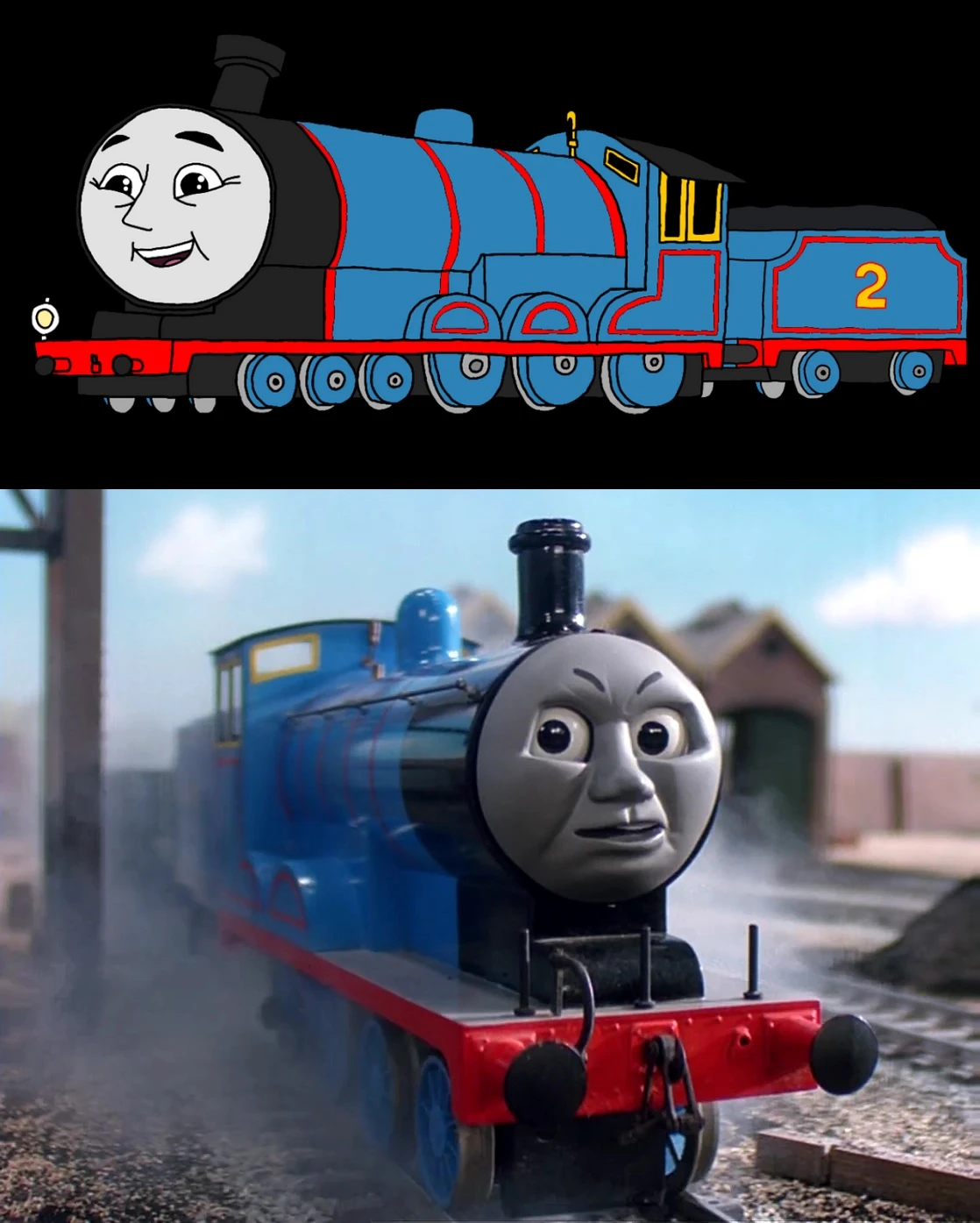 Edward's reaction to how he's depicted in AEG! | Fandom