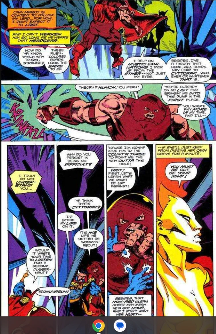 So I Found this Scan When reading the Archie Knuckles vs Juggernaut ...