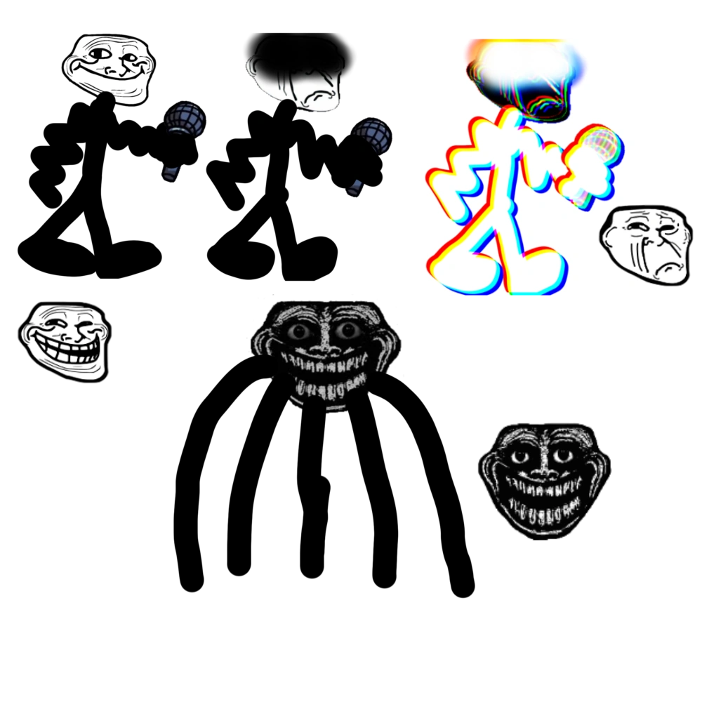 Minus Trollface/Trollge Week 1 (My Art) | Fandom