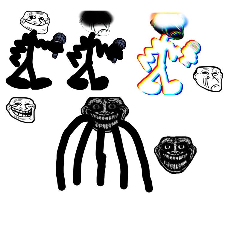 Minus Trollface/Trollge Week 1 (My Art) | Fandom