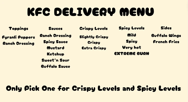 CoS KFC DELIVERY SERVICE!!! | Fandom