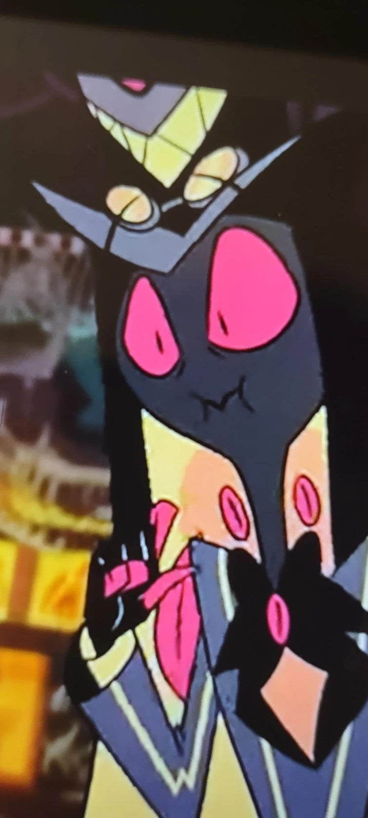 The funniest faces I've see whenever I pause Hazbin Hotel (Part 4: Sir ...