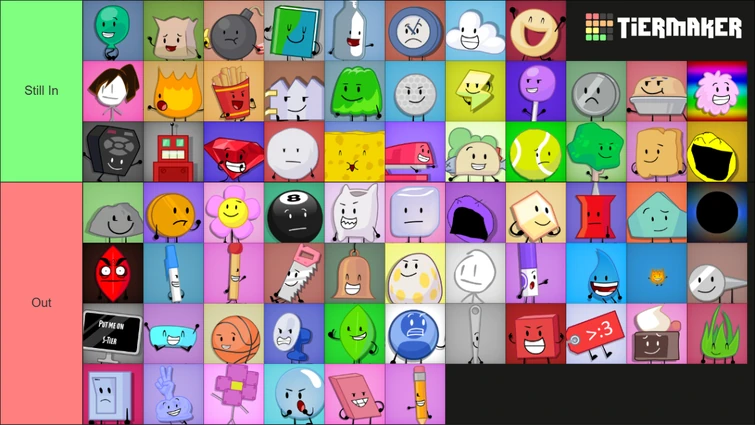 BFDI characters voting 20 | Fandom