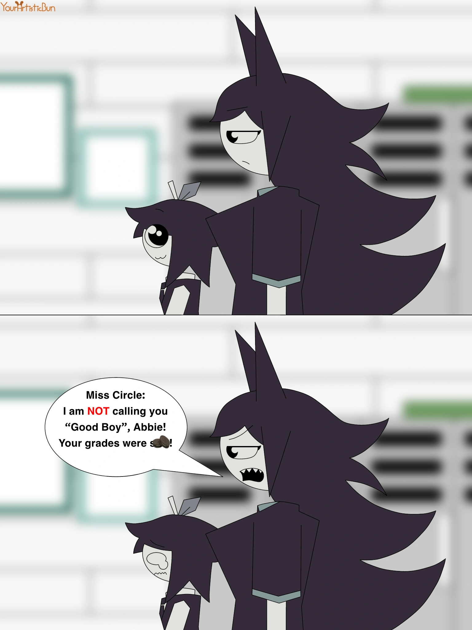 That art trend with Miss circle and Abbie | Fandom