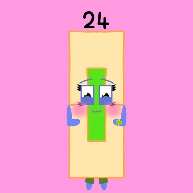 Numberblock 24 being cute | Fandom