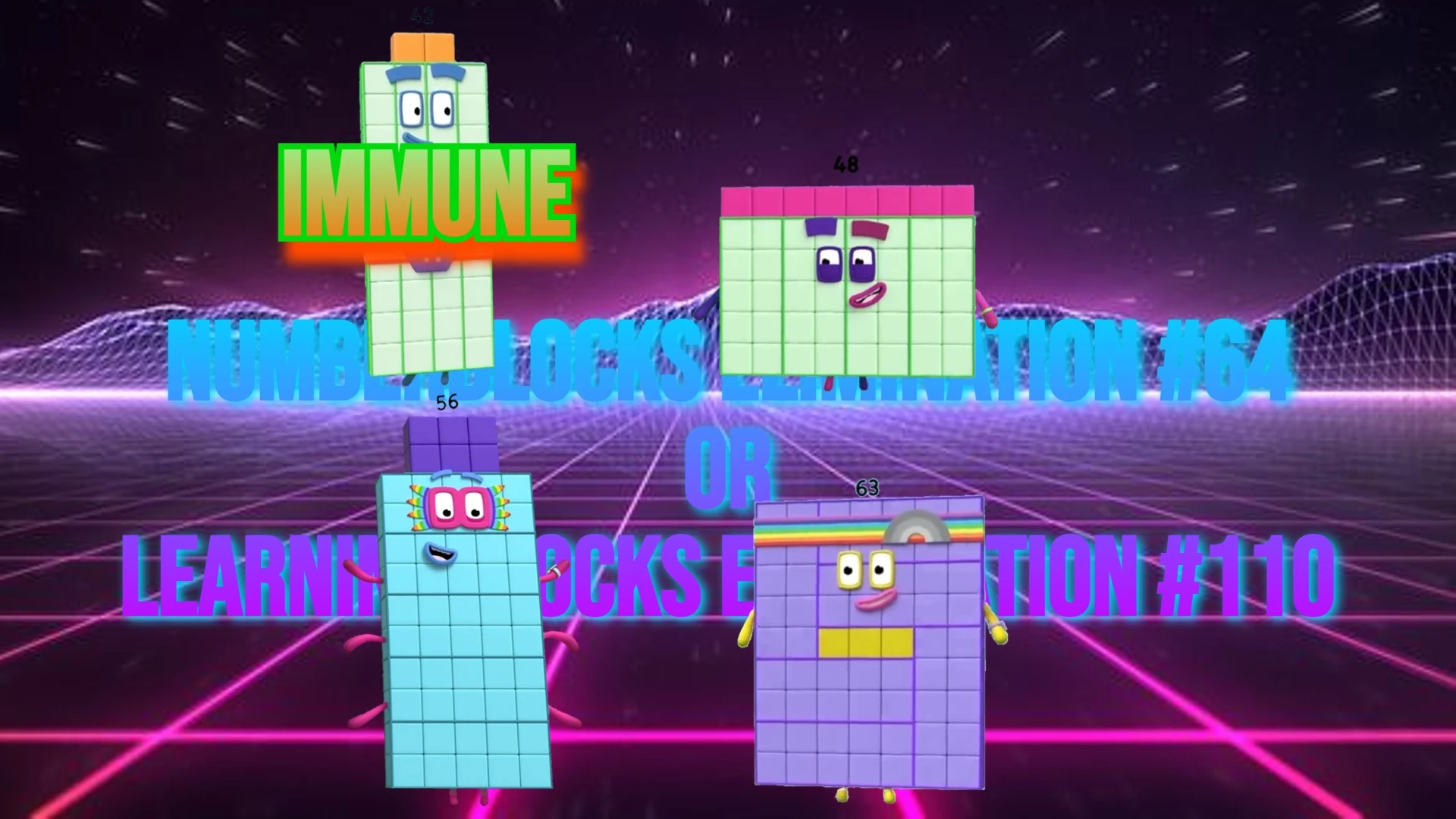 Learningblocks Elimination #110 or Numberblocks Elimination #64 or S8E3 ...