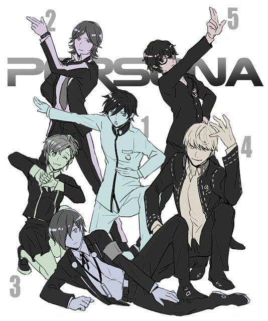Persona protagonists fanart ️ | Fandom
