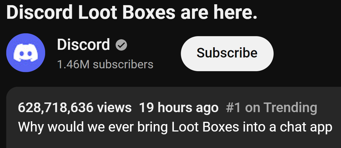 Discord casually breaks the world record for the most youtube views in ...