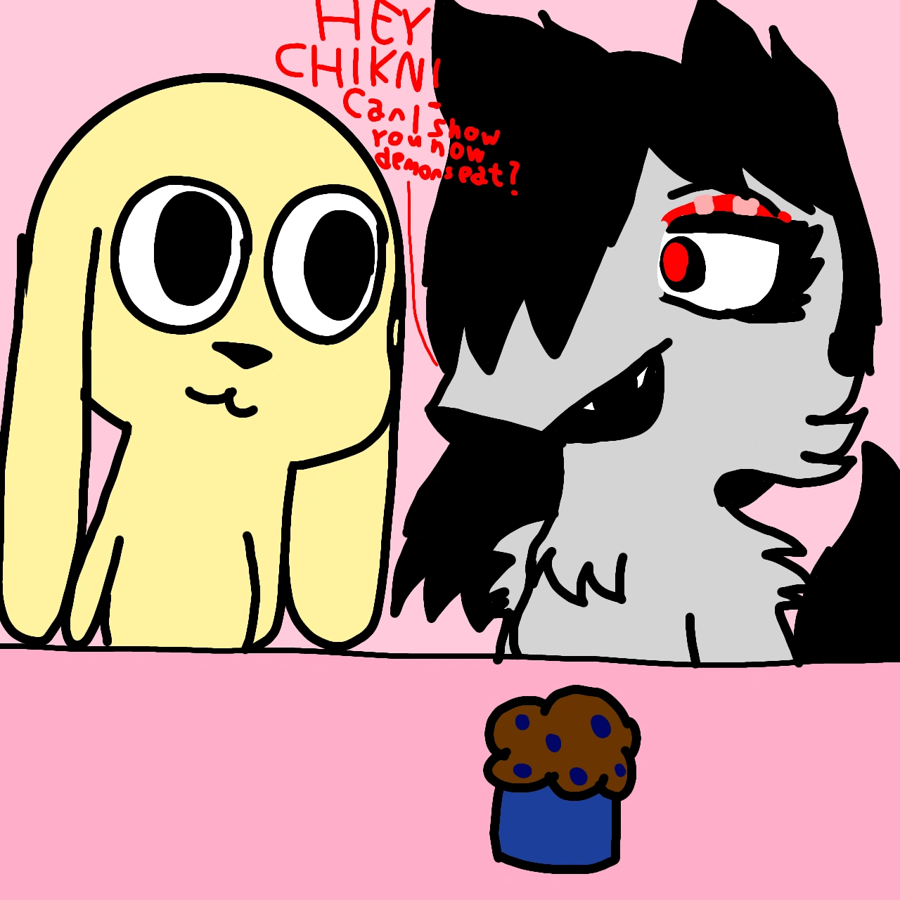 Blackberry Lola shows Chikn how can she eat | Fandom