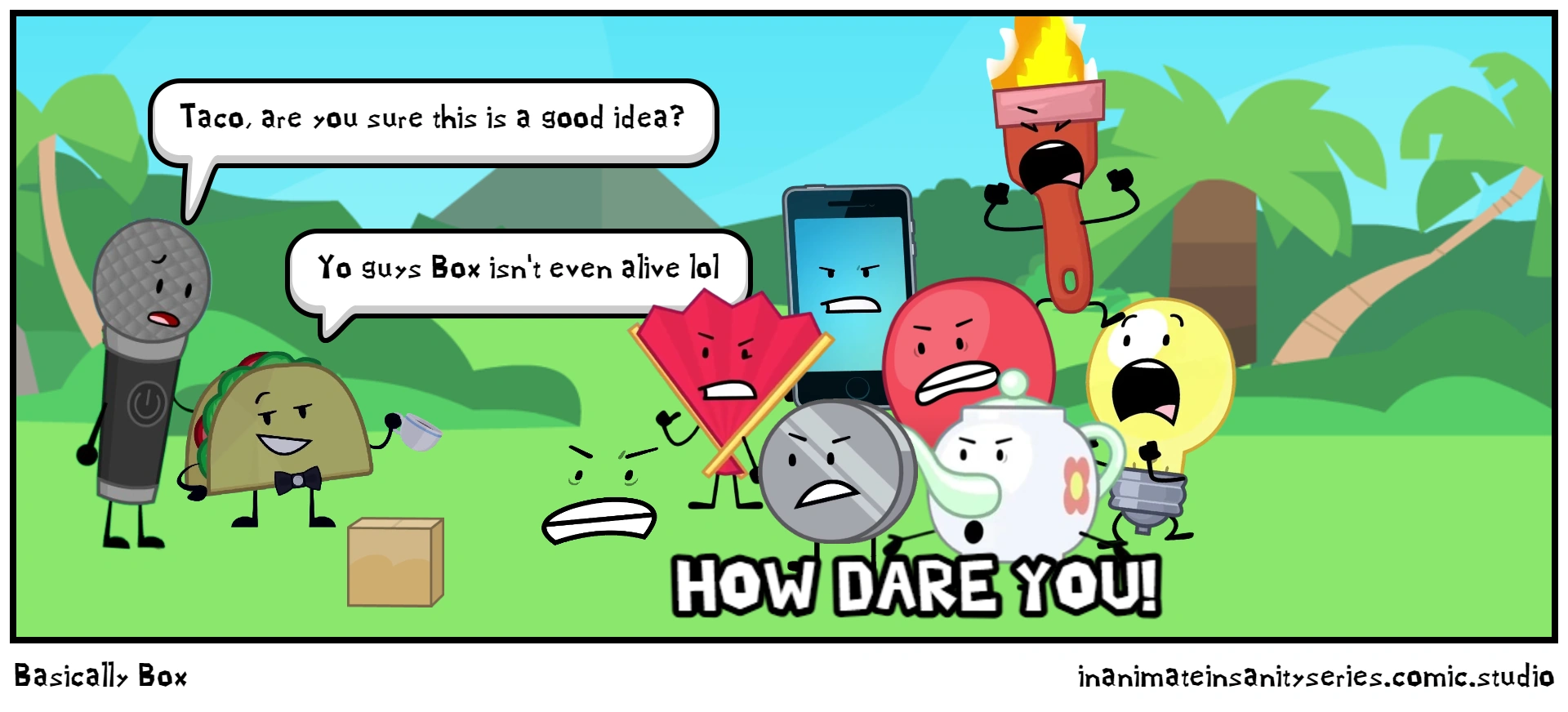 Little inanimate insanity comic I made | Fandom