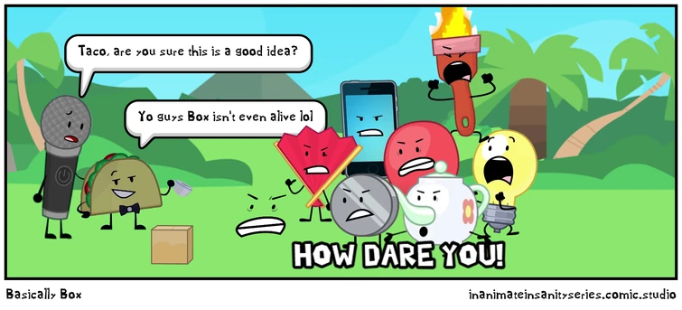 Little inanimate insanity comic I made | Fandom