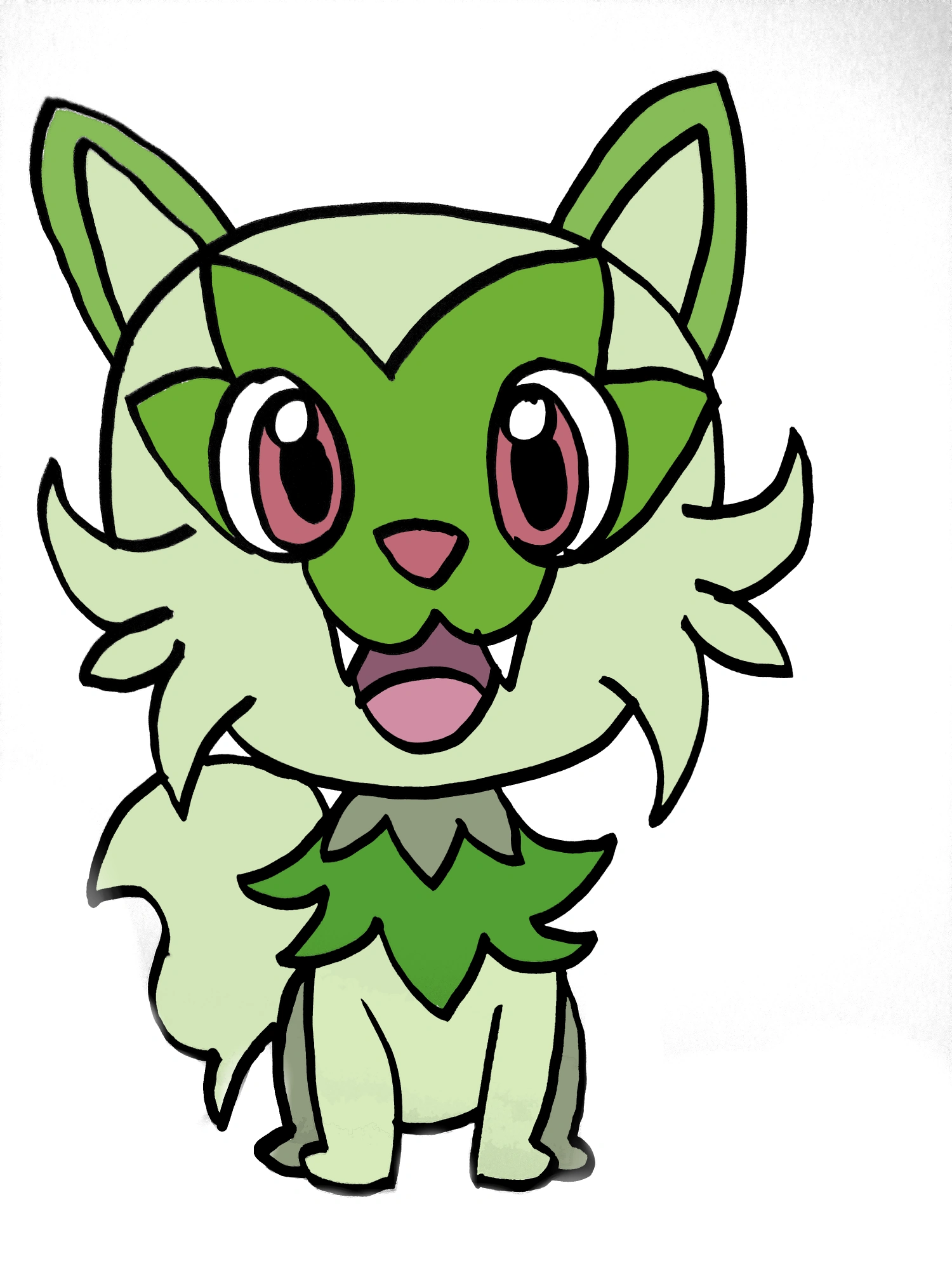 My drawing of Sprigatito | Fandom