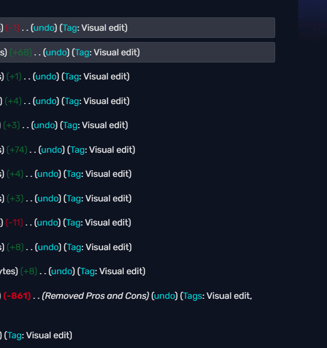 so many visual edits | Fandom