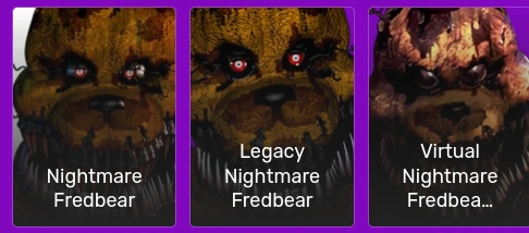 The Nightmare Fredbear Trio | Fandom