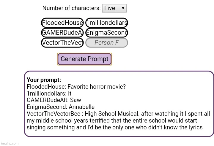 Scatter patter episode 2: Favorite horror movie ? | Fandom