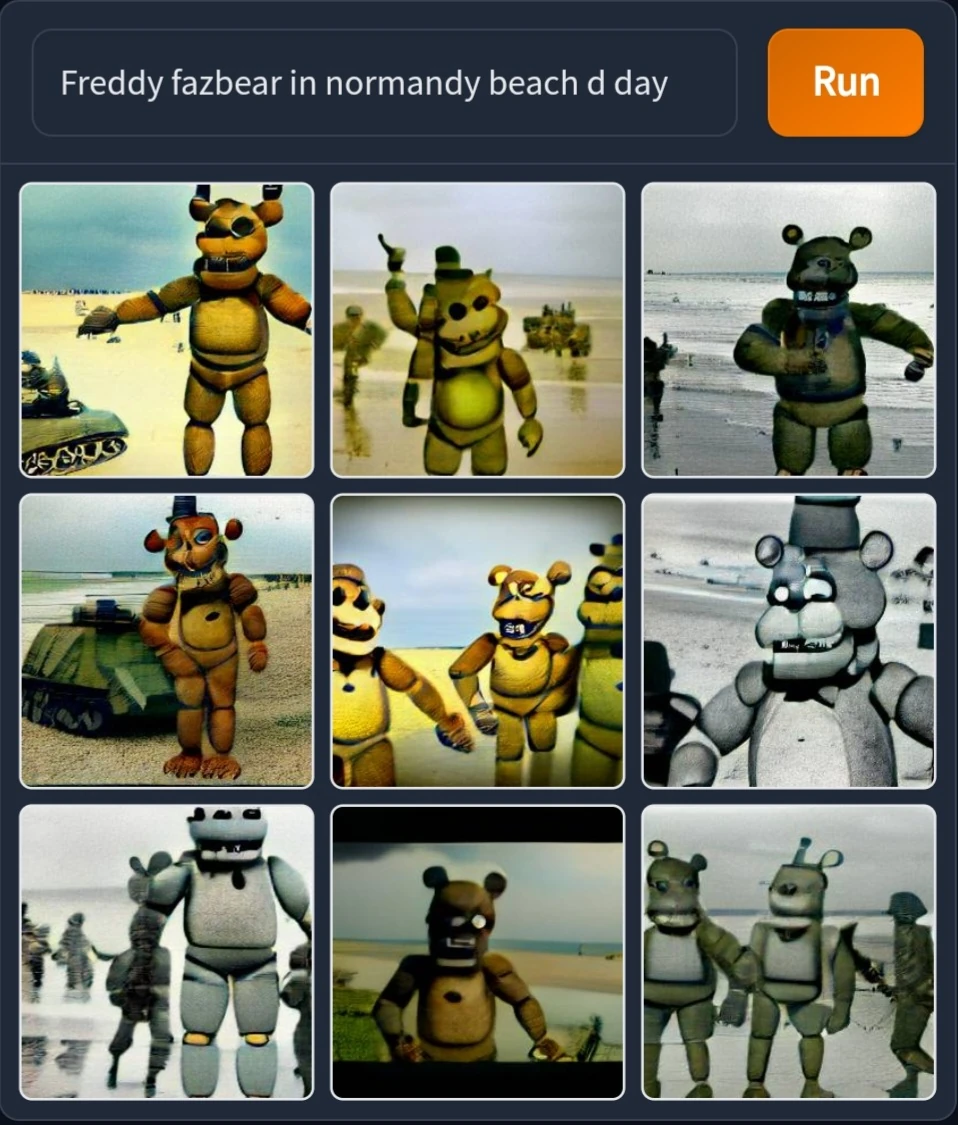 Freddy fazbear has been deployed in normandy beach during d day | Fandom