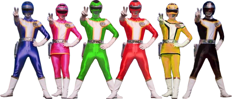 Kousoku Sentai Turboranger with Green Turbo and White Turbo | Fandom