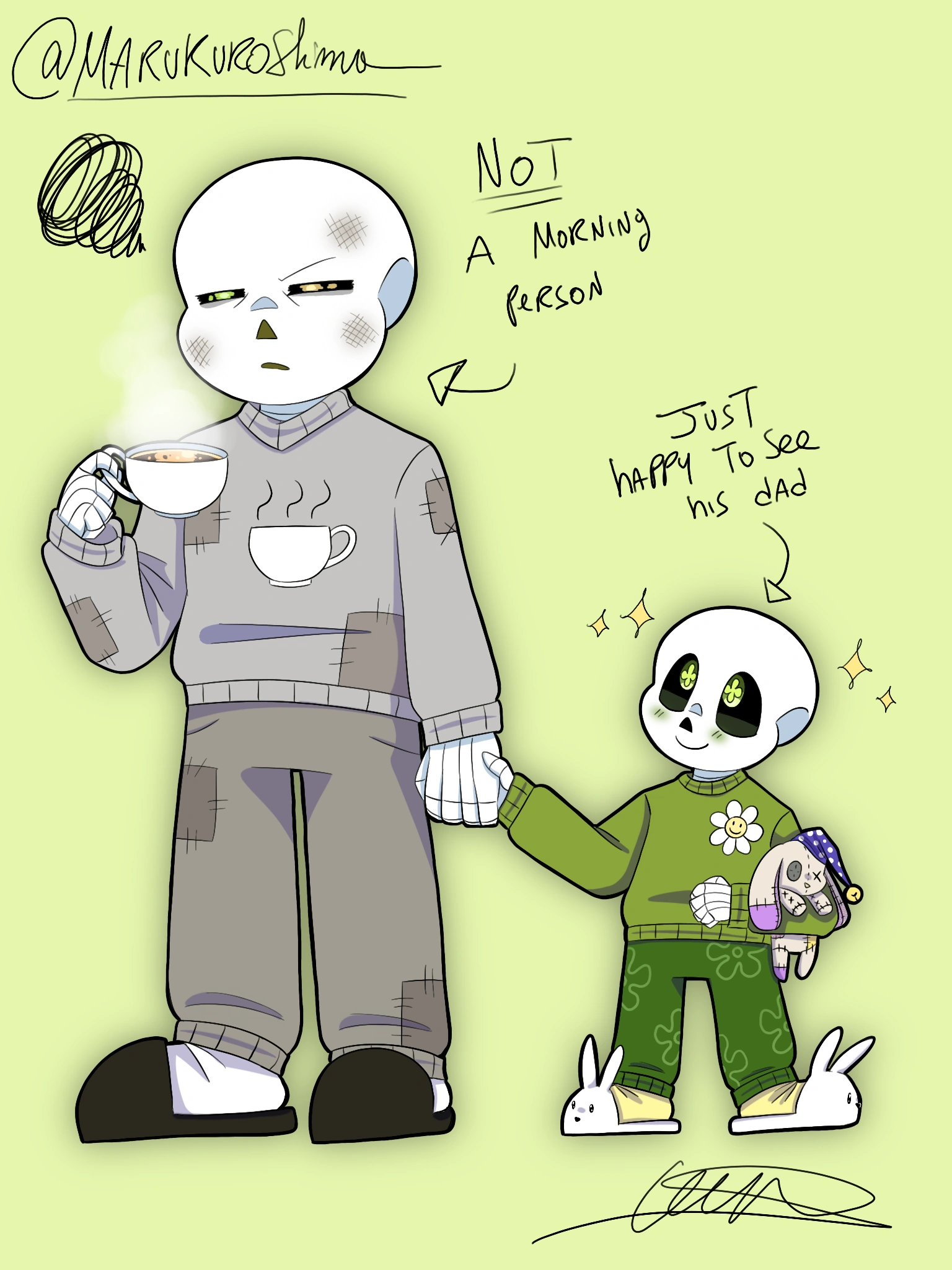 New art of Troublemaker with one of his kids ! | Fandom