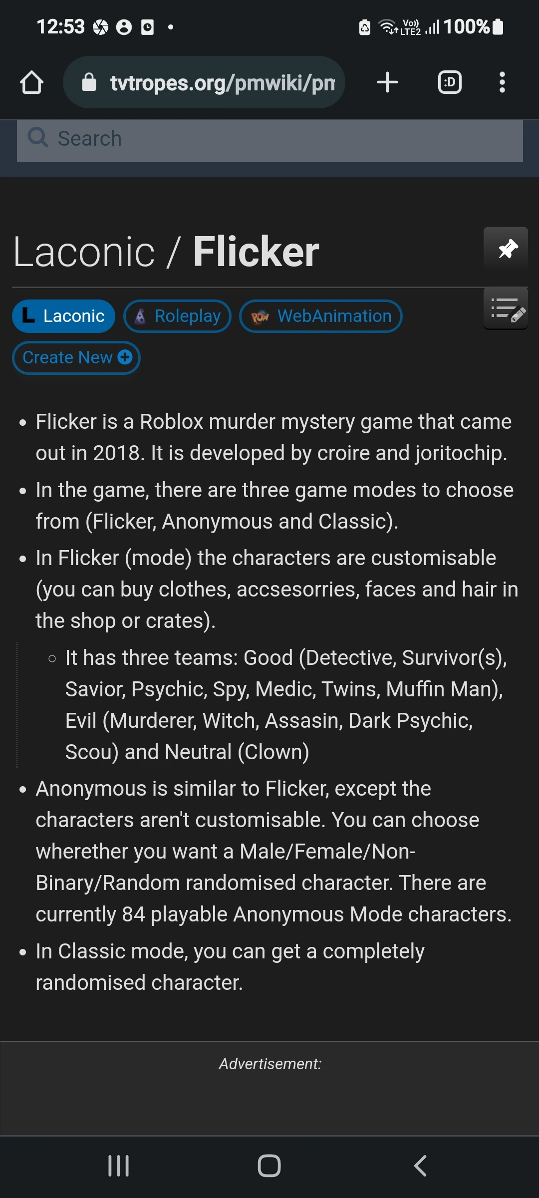 Flicker in TV Tropes? | Fandom