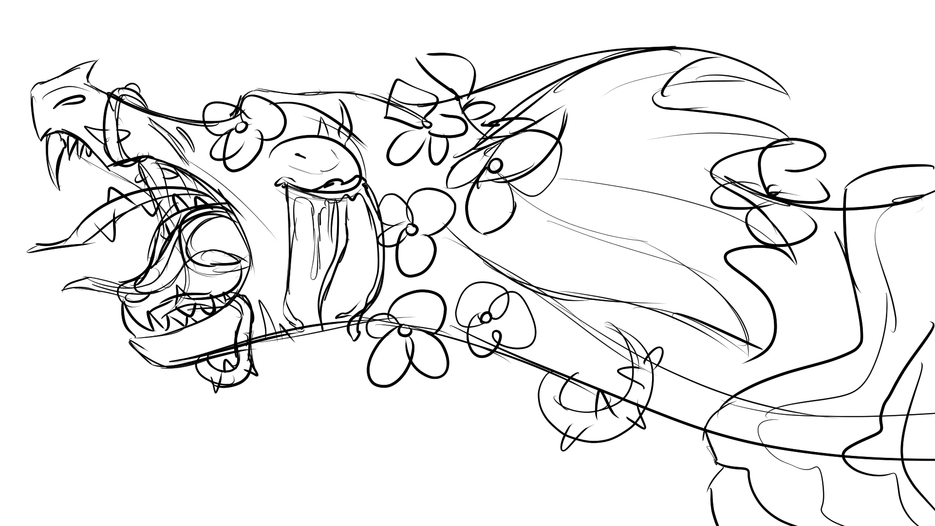 Unifinished sketch (TW: Disturbing imagery) | Fandom