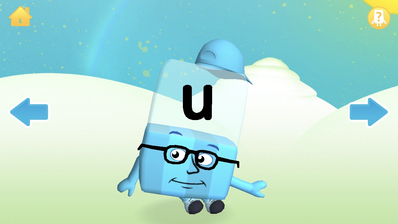 Why does Alphablock U have Eyebrows | Fandom