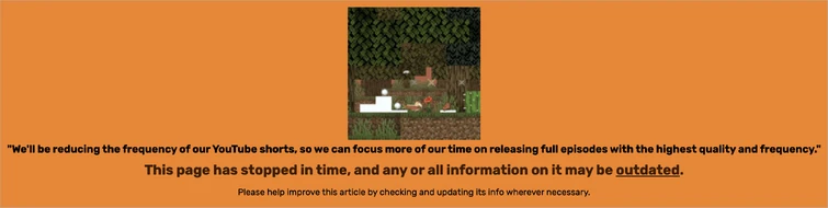 New "Outdated" template and "Outdated articles" category. | Fandom