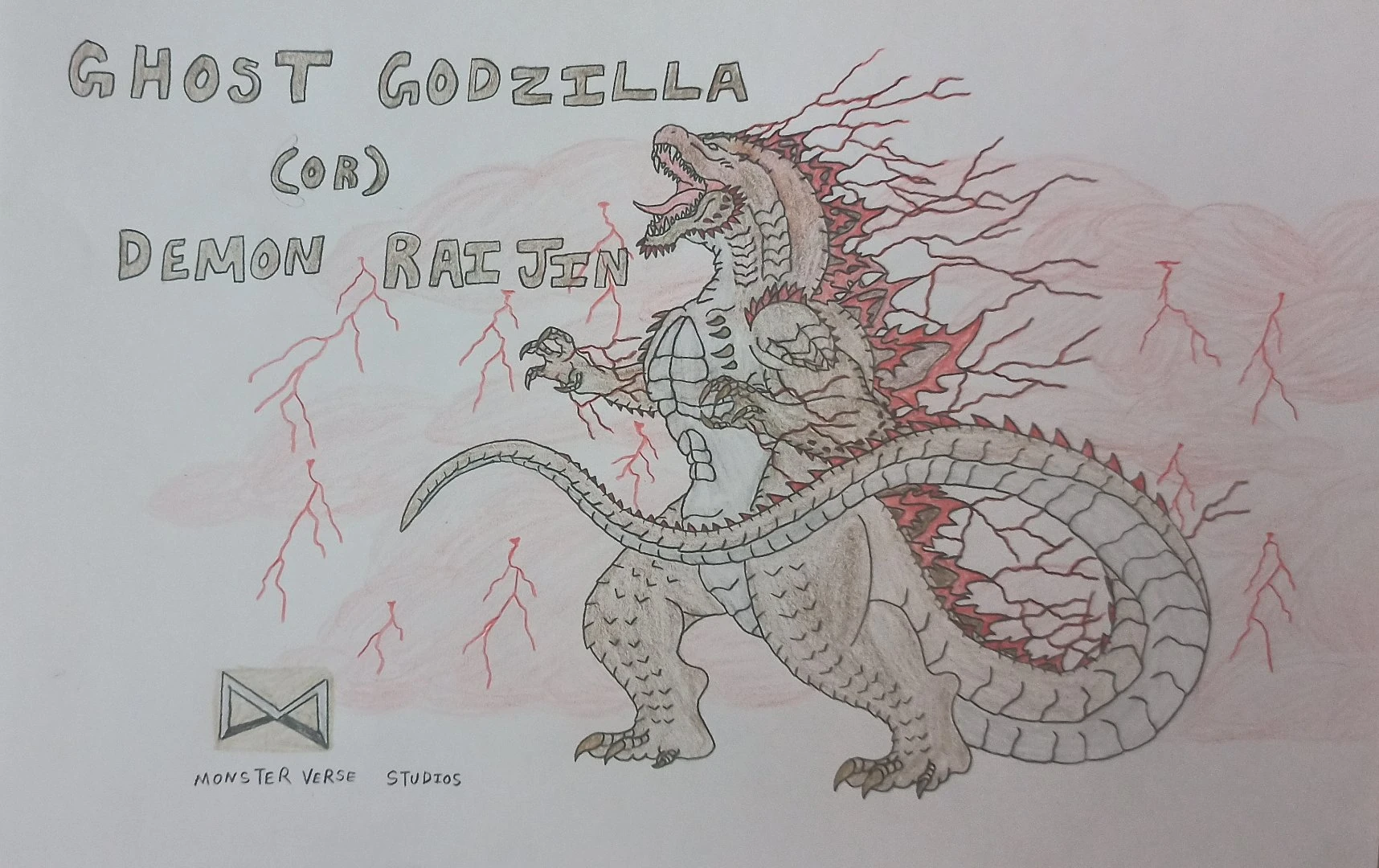 My drawing of Ghost Godzilla | Fandom