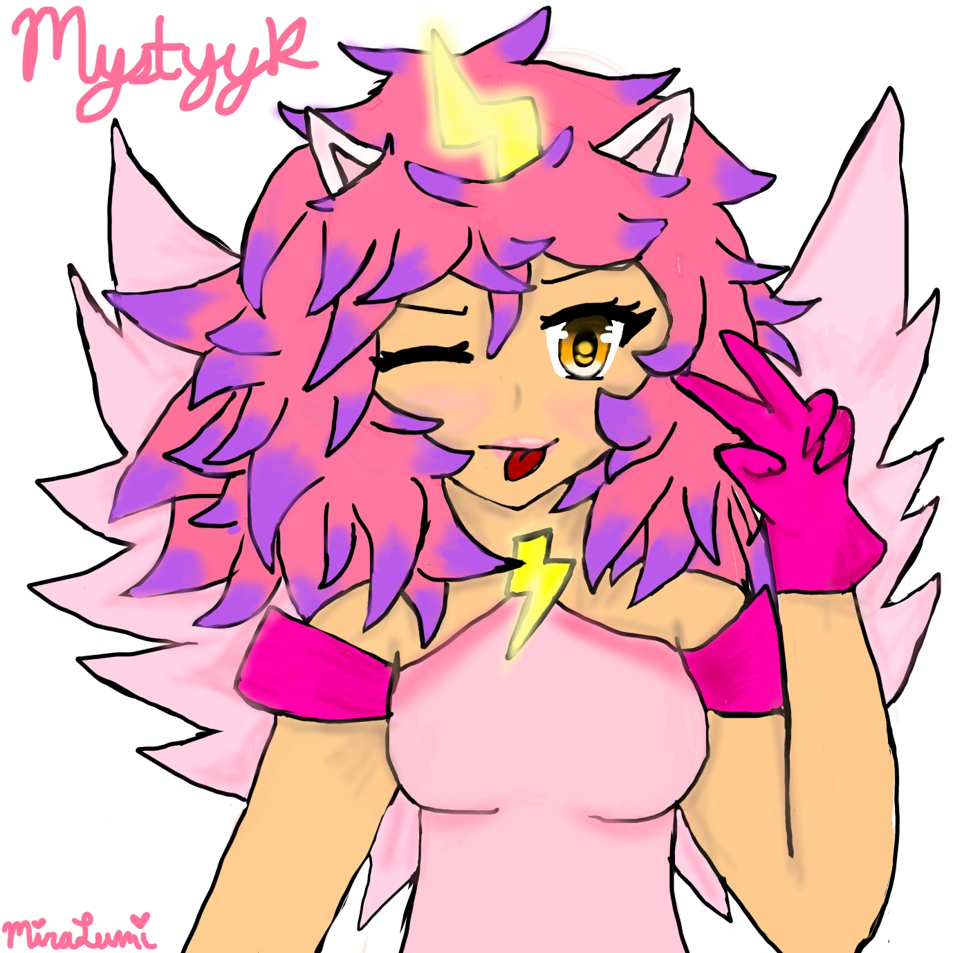 I drew Mystyyk as human | Fandom