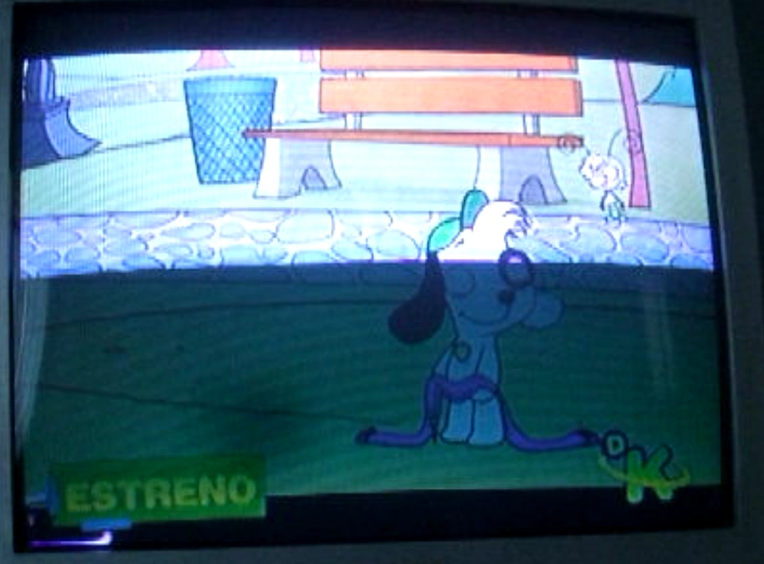 Captura de la tele del estreno de Doki en 2013 | Fandom