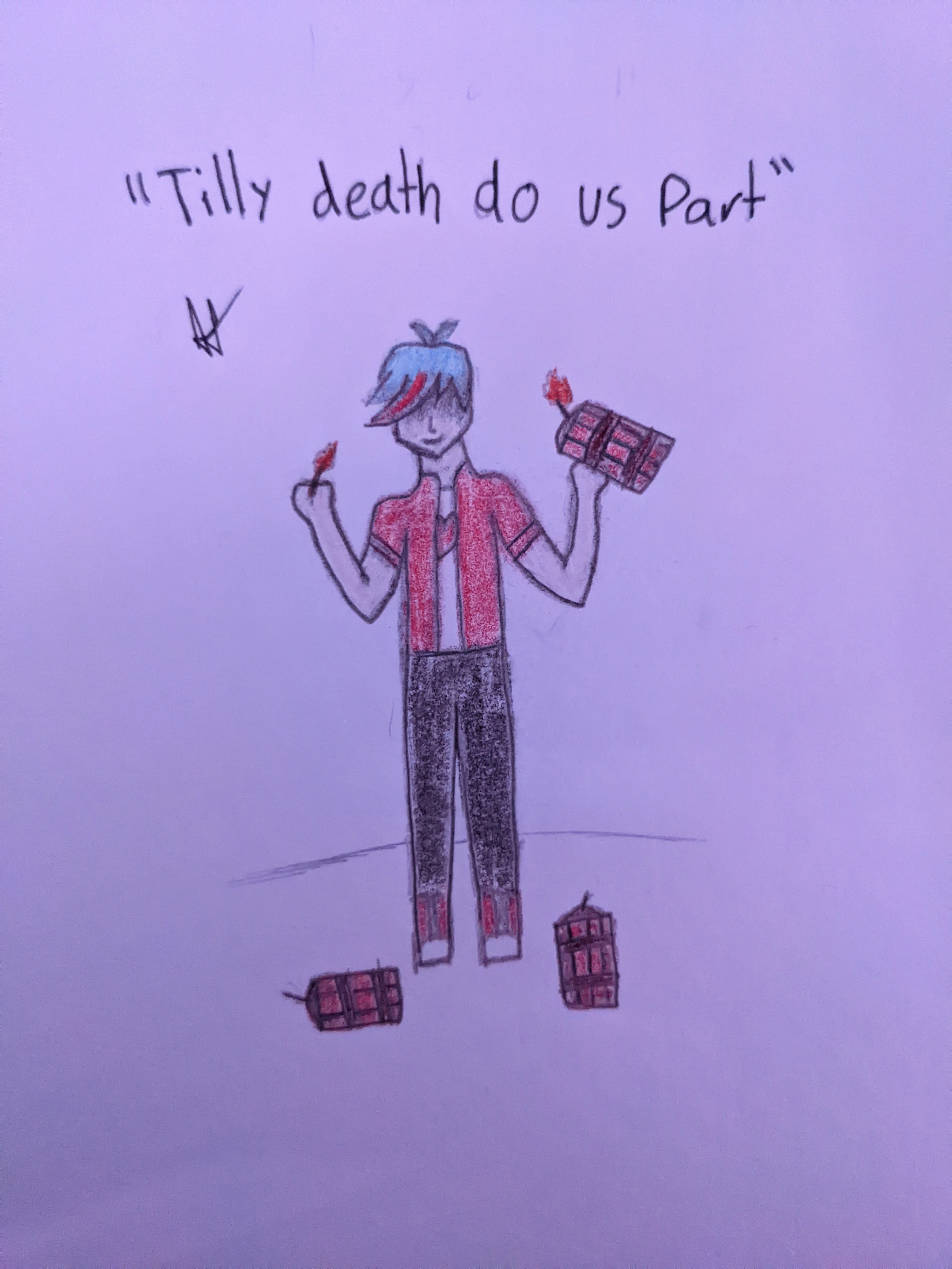 This is the drawing I made of Scott at the end of Double Life | Fandom